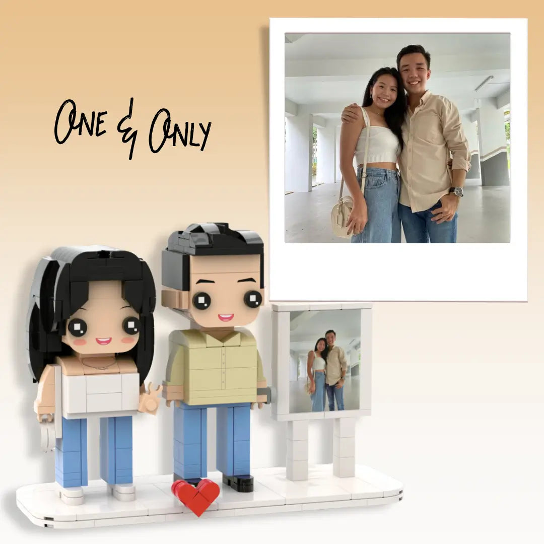 Mini Couple Blocks | Customised Gift – Gifted Stories